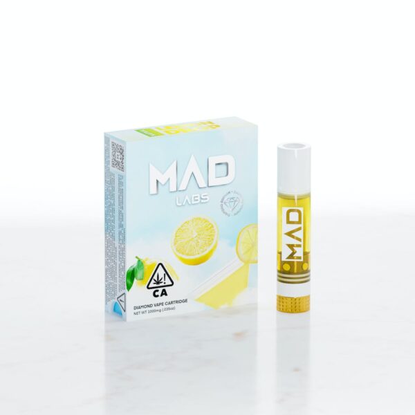 Mad Labs Carts – Lemon Drop Cartridge - Melonade Strain